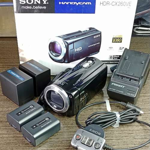 Sony Handycam HDR-CX260VE 55倍延長遠攝一叉四電32GB記憶卡原廠線控 - 二手或全新數碼攝錄機, 攝影產品 ...
