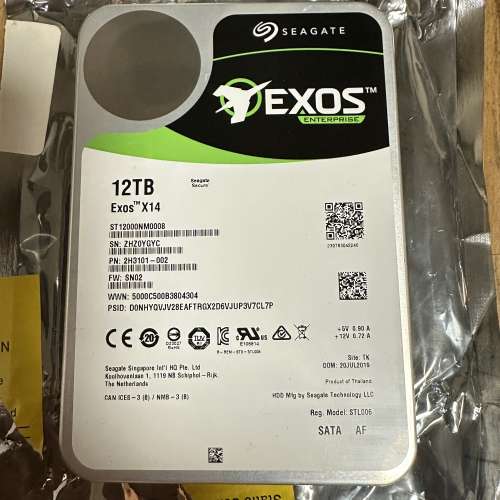Seagate 12TB Exos X14 - 二手或全新SSD/硬碟機, 電腦 - DCFever.com