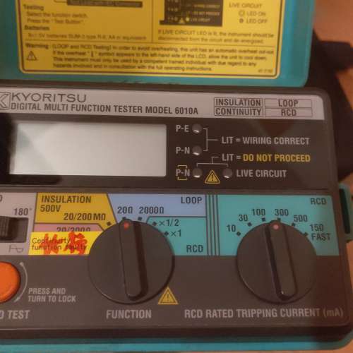 KYORITSU 6010A 四合一錶(壞機) - 二手或全新五金工具, 電器傢俱 - DCFever.com
