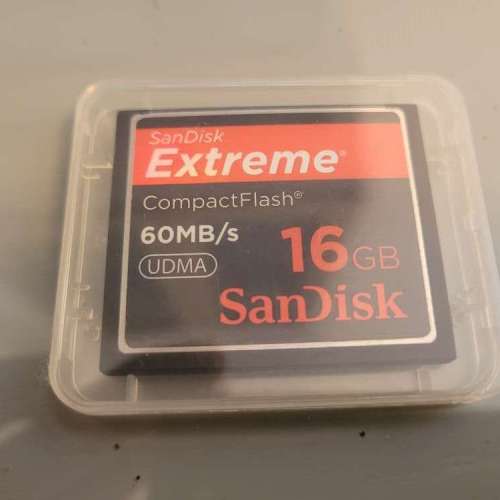 買賣全新及二手記憶卡, 攝影產品 - Sandisk Extreme CF 16G CF Card - DCFever.com