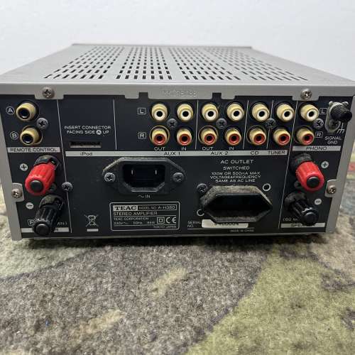 TEAC A-H380 Stereo Integrated Amplifier - 二手或全新擴音機, 影音產品 - DCFever.com
