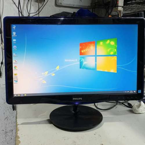 24吋 Philips 247E3L LED mon 超薄機身 內置喇叭 LED顯示器 PHILIPS顯示器 顯示器 monitor 螢幕 ...