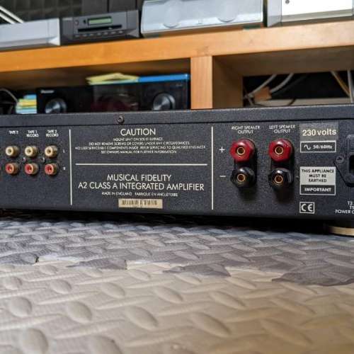 Musical fidelity A2 class A amplifier 合併擴音機 - 二手或全新擴音機, 影音產品 - DCFever.com