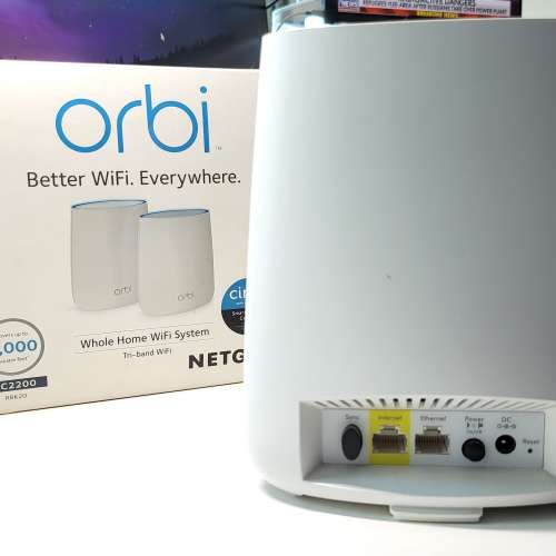 Netgear Orbi RBR20 Mesh WiFi Router - 二手或全新網絡/WIFI, 電腦 - DCFever.com