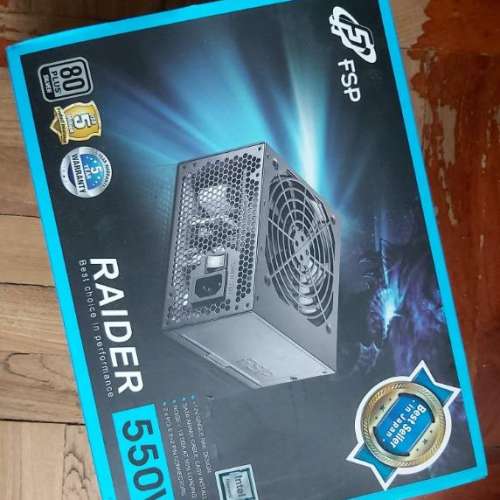 FSP 550W 80+SLIVER - 二手或全新機箱電源散熱, 電腦 - DCFever.com