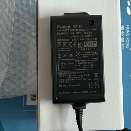 Canon USB 電源轉接器 PD-E1 100%新 跟 二手原厰 LP-E6NH電池一枚 - 二手或全新無反相機, 攝影產品 - DCFever.com