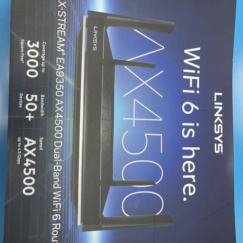 Linksys Max-Stream EA9350 AX4500 Router - 二手或全新網絡/WIFI, 電腦 - DCFever.com