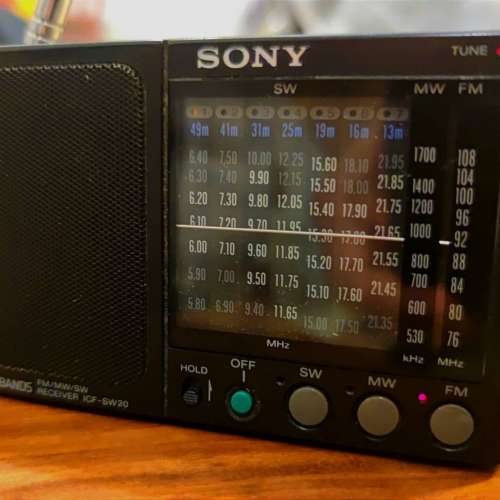 Sony icf-sw20 世界波段收音機(日本製) - 二手或全新音響組合, 影音產品 - DCFever.com