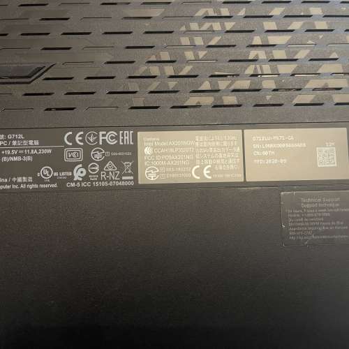 ASUS ROG STRIX G17 G712L 17.3" i7-10750H 2.60GHz 16GB 1TB SSD GTX 1660 ...