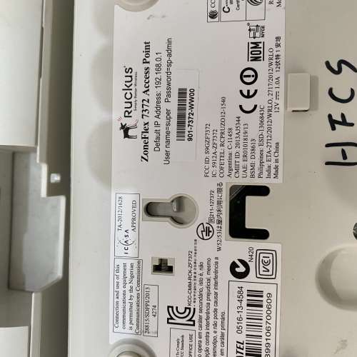 Ruckus ZoneFlex 7372 Access Point 企業級路由Ap - 二手或全新網絡/WIFI, 電腦 - DCFever.com