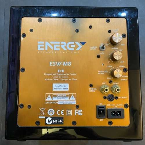 Energy ESW-M8 Subwoofer 超低音喇叭 - 二手或全新揚聲器, 影音產品 - DCFever.com
