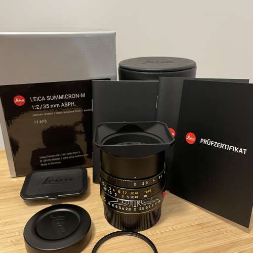 Leica Summicron M 35mm F2 ASPH V2 11673 35 2 - 二手或全新手動對焦鏡頭, 攝影產品 ...