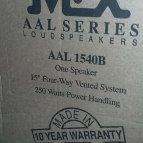 MTX AAL 1540B 號角超高音 四路分音 超巨型揚聲器一對 (Made in USA) - 二手或全新揚聲器, 影音產品 ...