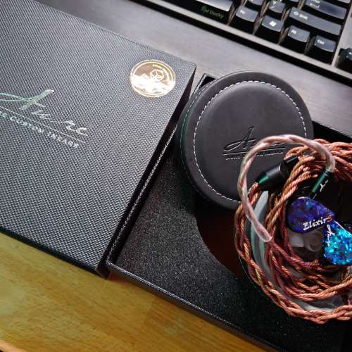 放 99.99%新 香港行貨 台灣 Aure Elixir S 旗艦圈鐵耳機 (單邊 1動圈6動鐵) 有單有盒有保養齊件 - DCFever.com