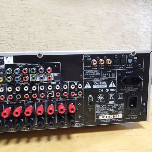 Denon Avr-2809 Receiver / Amplifier - 二手或全新擴音機, 影音產品 - DCFever.com
