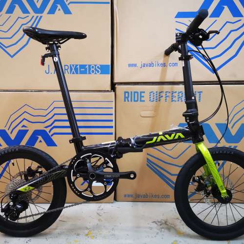 《免費送貨/送頭盔》JAVA X2-9S-PRO - 9速 碟剎 中空餅 方便收納 16吋 摺疊單車 - 二手或全新單車, 單車及運動 - DCFever.com