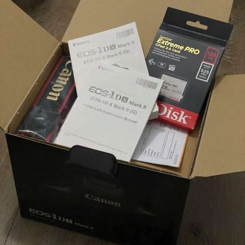 95％新行貨Canon 1DX mark II專業機皇跟LP-E19電x2頂級128GB CFast記憶卡x2高速讀咭器x2齊配件質遠超1Ds3 5D4 1Dx - 二手或全新單鏡反光機 ...
