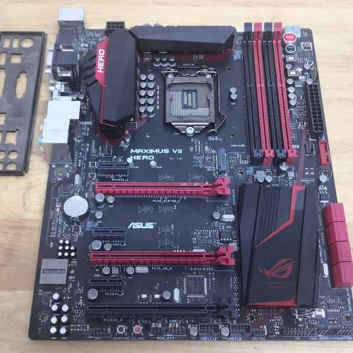 Asus ROG Maximus VII Hero Z97 電腦底板連背板 - 二手或全新底板, 電腦 - DCFever.com