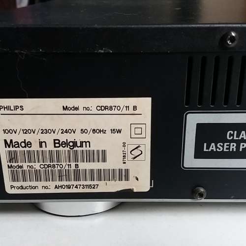Philips CDR870 CD Player - 二手或全新擴音機, 影音產品 - DCFever.com