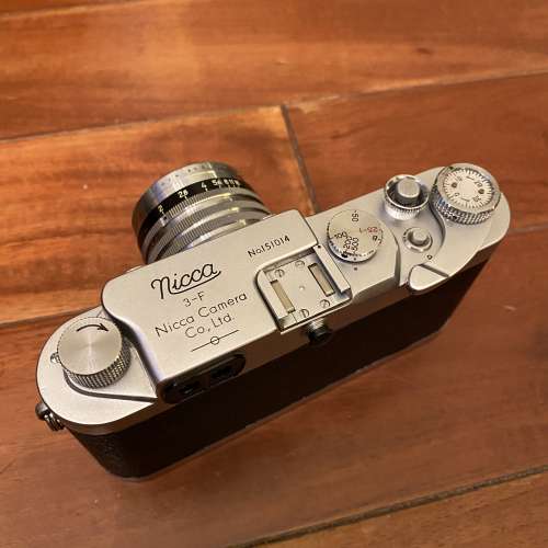 95%新 Nicca IIIf 3F + Nikon NIPPON KOGAKU 5cm 50mm f2 50/2 HC 黑環 Leica ...