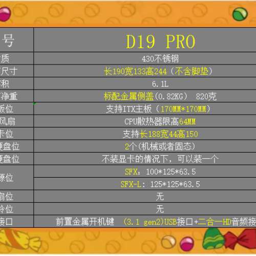 素造D19 pro Itx sfx 機箱 - 二手或全新機箱電源散熱, 電腦 - DCFever.com