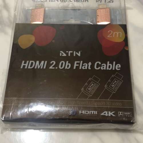 HDMI 2.0b Flat Cable 4K (2m) - 二手或全新影音線材, 影音產品 - DCFever.com