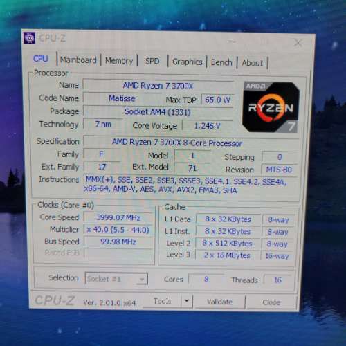 AMD Ryzen 3700x - 二手或全新CPU, 電腦 - DCFever.com