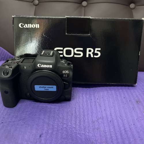 基本上全新一樣 有盒全套 全套有盒 Canon R5 Body 快門次數少 1XXX - 二手或全新單鏡反光機, 攝影產品 - DCFever.com