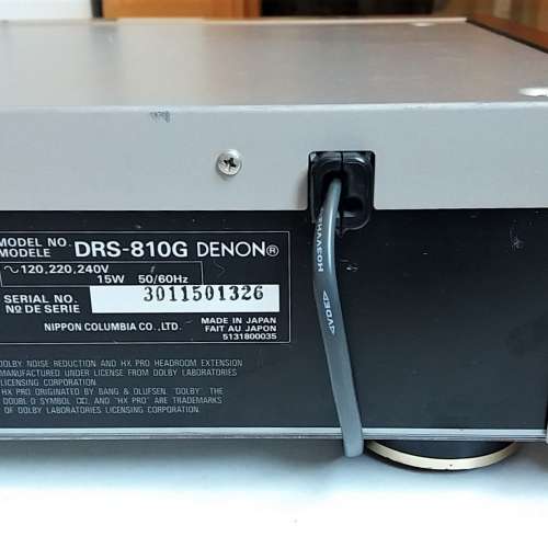 Denon DRS-810G Cassette Deck 發燒頂級3磁頭 - 二手或全新擴音機, 影音產品 - DCFever.com