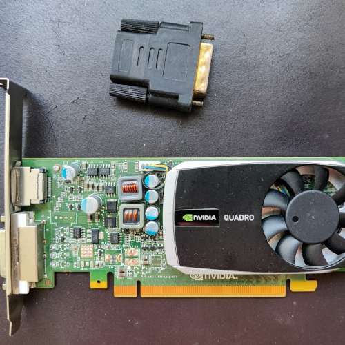nVIDIA QUADRO Q600 1G專業繪圖卡 + dvi轉hdmi轉頭 - 二手或全新顯示卡, 電腦 - DCFever.com