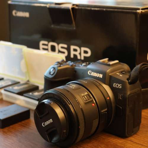 Canon RP + EF-EOS R adapter 轉接環 + 5舊電 - 二手或全新無反相機, 攝影產品 - DCFever.com