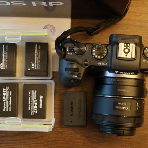 Canon RP + EF-EOS R adapter 轉接環 + 5舊電 - 二手或全新無反相機, 攝影產品 - DCFever.com