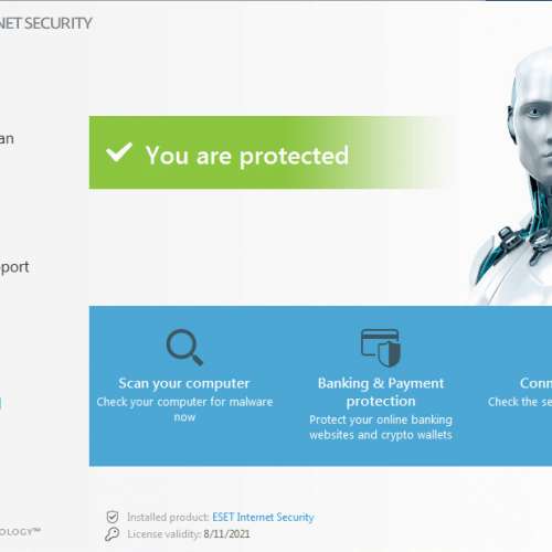 ESET NOD32 Internet Security 14.0 中英文 3 years 1 user (序号) - 二手或全新其它, 電腦 ...
