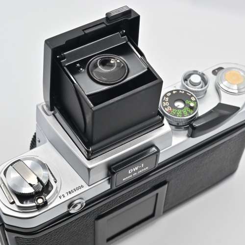 銀色Nikon F2旗艦機械快門菲林相機(配DW1腰平觀景器) - 二手或全新菲林相機, 攝影產品 - DCFever.com