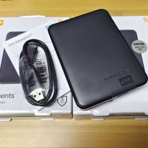 WD Elements 5TB 外置硬碟 (2盒) - 二手或全新SSD/硬碟機, 電腦 - DCFever.com