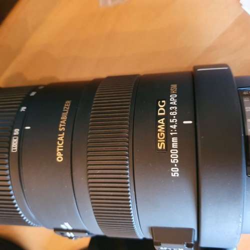 Sigma 50~500 4.5~6.3 APO HSM OS (Nikon) - 二手或全新自動對焦鏡頭, 攝影產品 - DCFever.com
