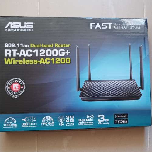 Asus RT-AC1200G+ wired & Dual-band Wireless-AC1200 wi-fi Router - 二手或全新 ...