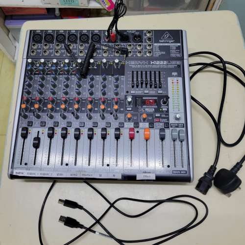 behringer XENYX X1222USB mixer and usb interface Computer sound card ...