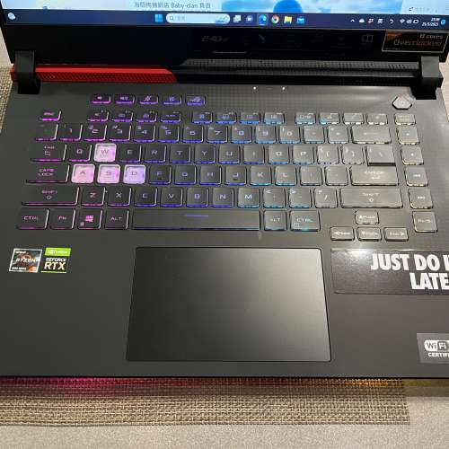 95% New ASUS ROG STRIX G15 G513Q RTX 3060 5900HX 32GB Ram 1TB SSD ...