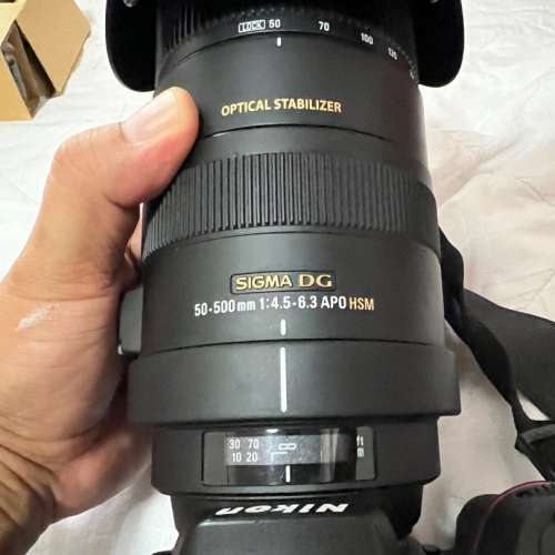 Sigma 50-500 （Nikon) - 二手或全新自動對焦鏡頭, 攝影產品 - DCFever.com