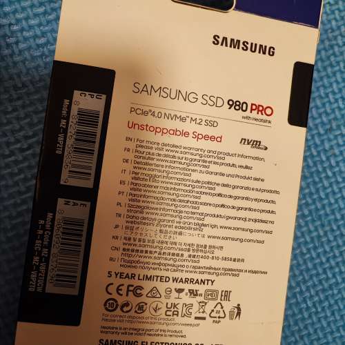 全新未開水貨***980 Pro 2T 散熱版 - 二手或全新SSD/硬碟機, 電腦 - DCFever.com