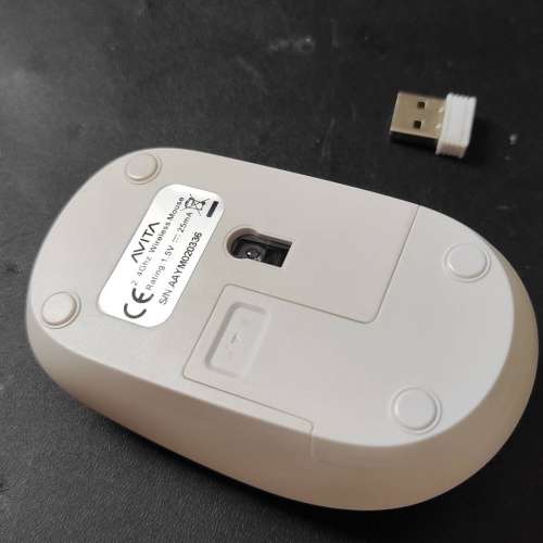 Avita OMA-100無線滑鼠,鼠標,老鼠mouse,靜音滑鼠,2.4G滑鼠,所有手提電腦及Macbook合用,Avita ...