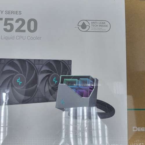 Deepcool LT520 ARGB 240mm AIO CPU Liquid cooler Black 九州風神水冷散熱器黑色 - 二手或全新機箱電源散熱, 電腦 - DCFever.com