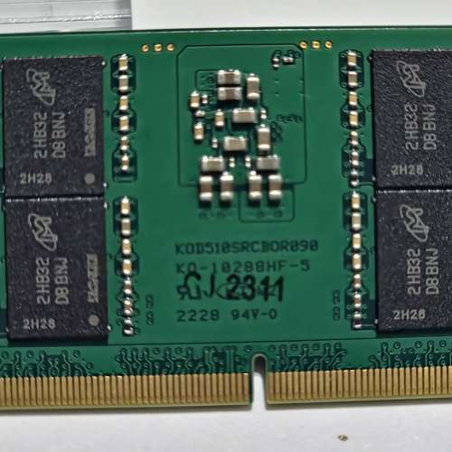 32GB DDR5 4800 SODIMM Single Module (單條, Micron chips) - 二手或全新RAM 記憶體 ...