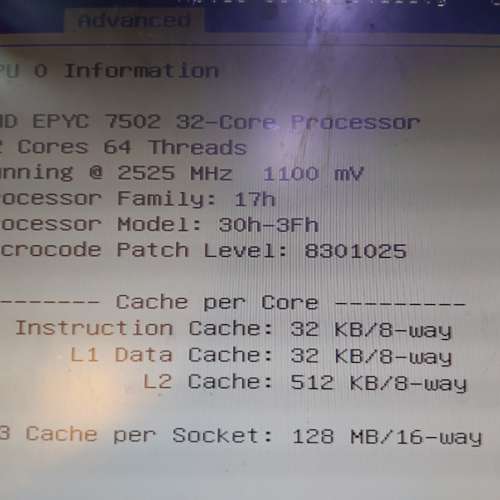AMD EPYC 7502 CPU 32C64T/64GB DDR4x16/.........server型號:GMAS222616N4M-R1300當零件賣 - 二手或全新電腦組合, 電腦 ...