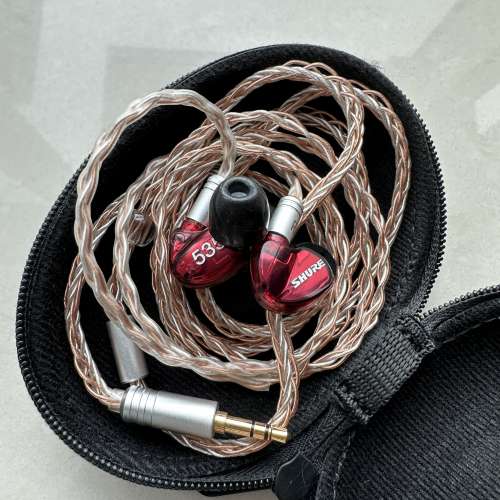 SHURE SE535 Red + 升級線 - 二手或全新Earphones, 影音產品 - DCFever.com