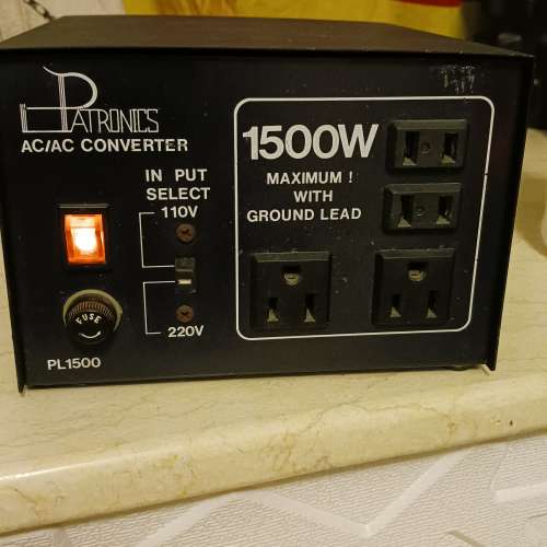 PATRONICS 1500W火牛 - 二手或全新擴音機, 影音產品 - DCFever.com