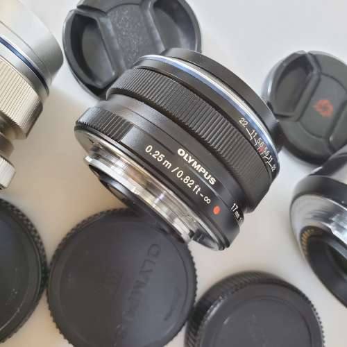 M43 prime lens: Olympus 12mm F2.0, 17mm F1.8, Panasonic 25mm F1.4 - 二手或 ...