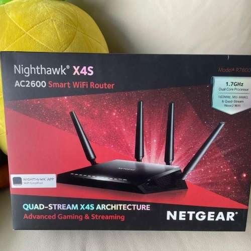 95%新 Netgear R7800 夜鷹X4S 高速無線路由器 Wifi Router - 二手或全新網絡/WIFI, 電腦 ...