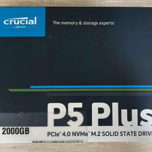 全新美國水貨 Crucial P5 plus 2TB m2 SSD PS5 合用 - 二手或全新SSD/硬碟機, 電腦 - DCFever.com